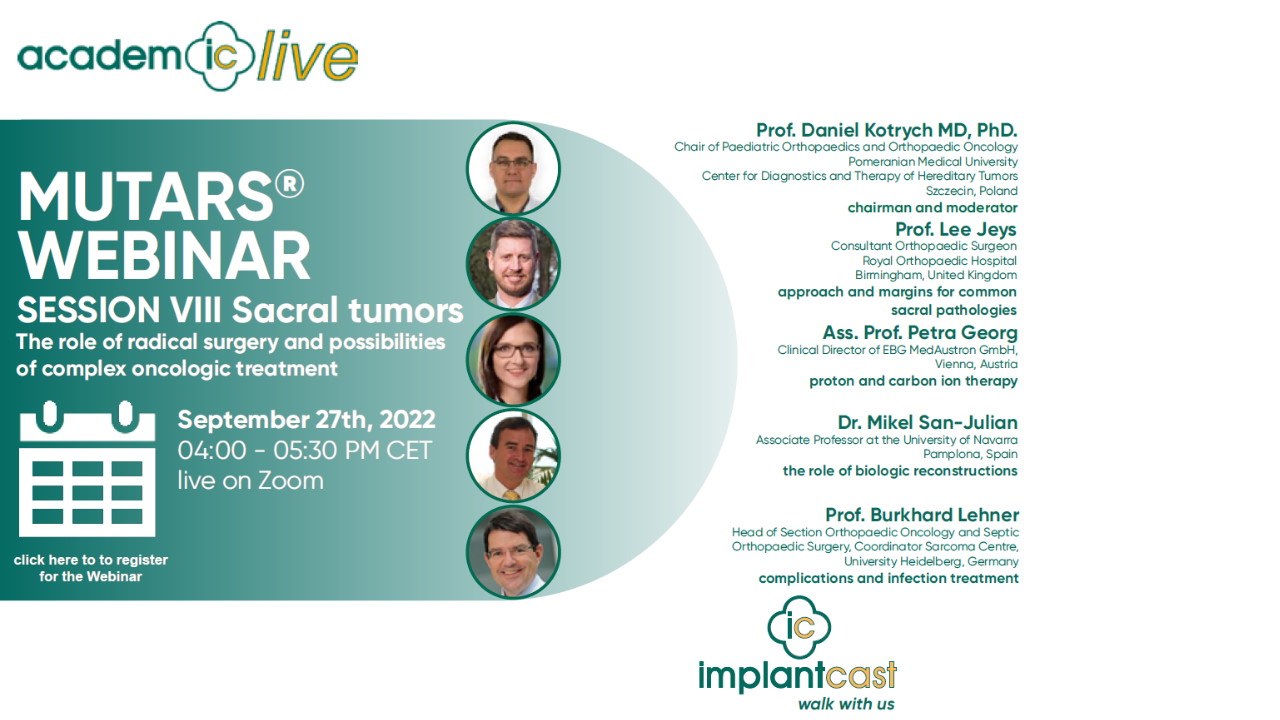 MUTARS® Webinar – Session VIII Sacral Tumors - ISOLS - International ...